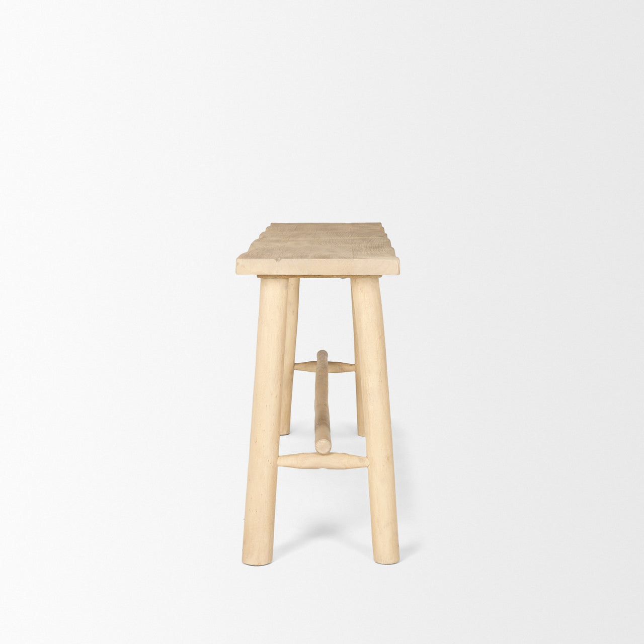 Sekou Light Brown Wooden Craftsman Console Table – Accents@Home