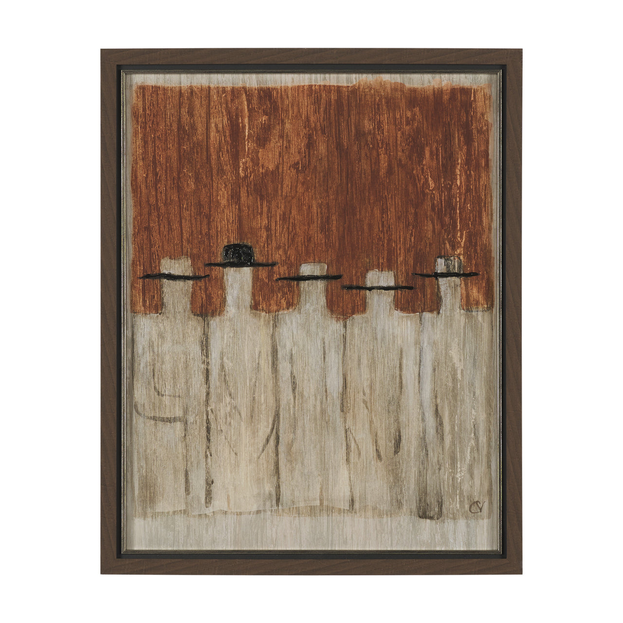 Side by Side Framed Artwork Matted under Glass – Accents@Home